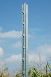 T-Post, Studded, Hot-Dipped Galvanized with Plate