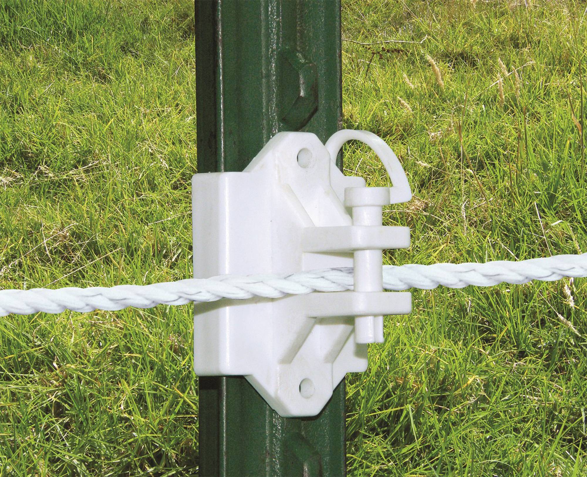 Patriot Jumbo Dual-Purpose Pinlock Insulator, White, Pack of 25