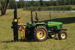 KIWI Tractor-Mounted Post Driver